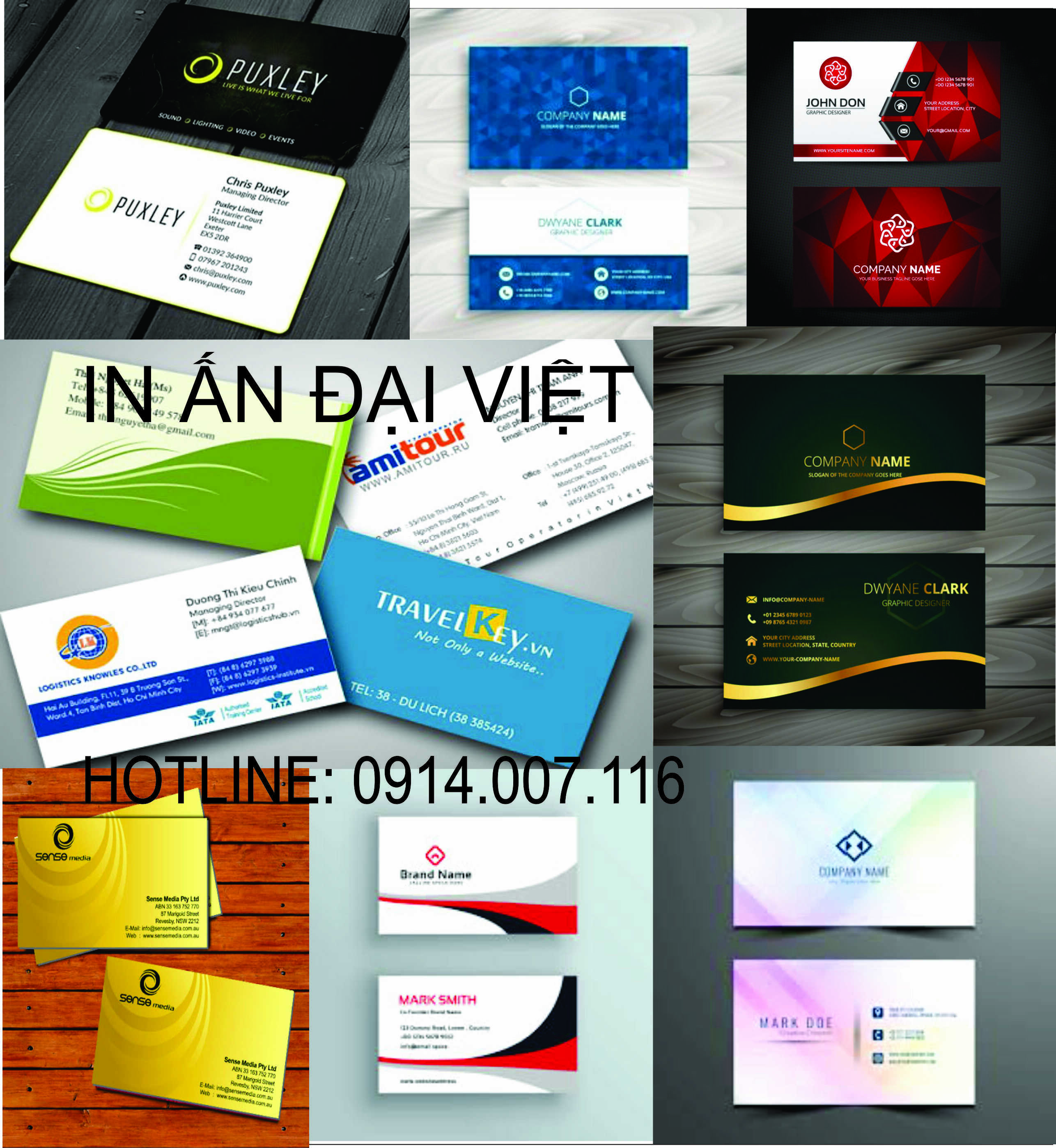 In card visit tại Từ Sơn - In danh thiếp Từ Sơn